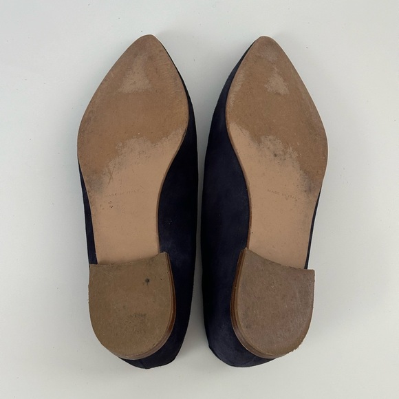 Everlane | Shoes | Everlane Modern Pointed Toe Navy Blue Suede Loafer ...